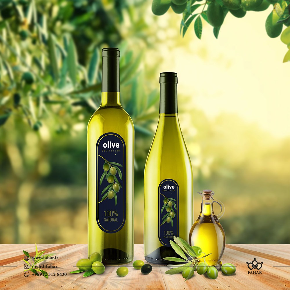 Olive oil label design – FAHAR STUDIO