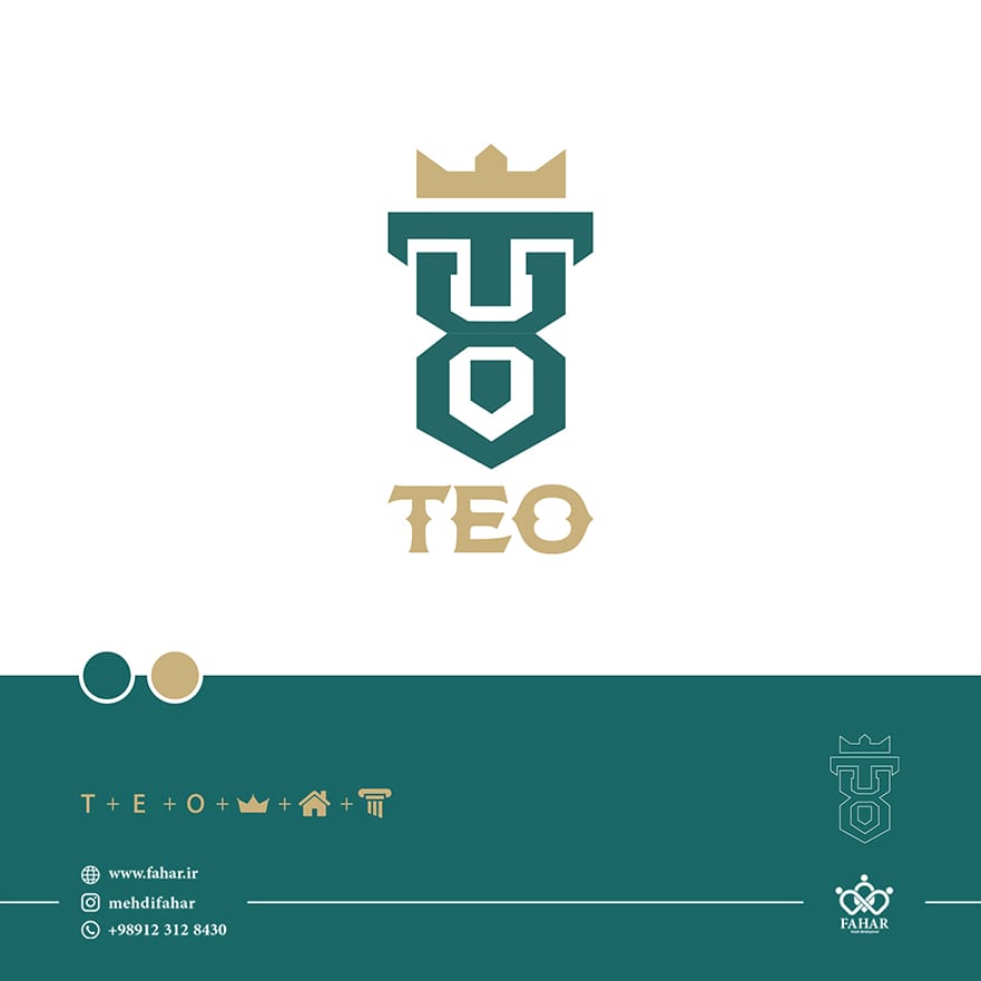 TEO logo design – FAHAR STUDIO