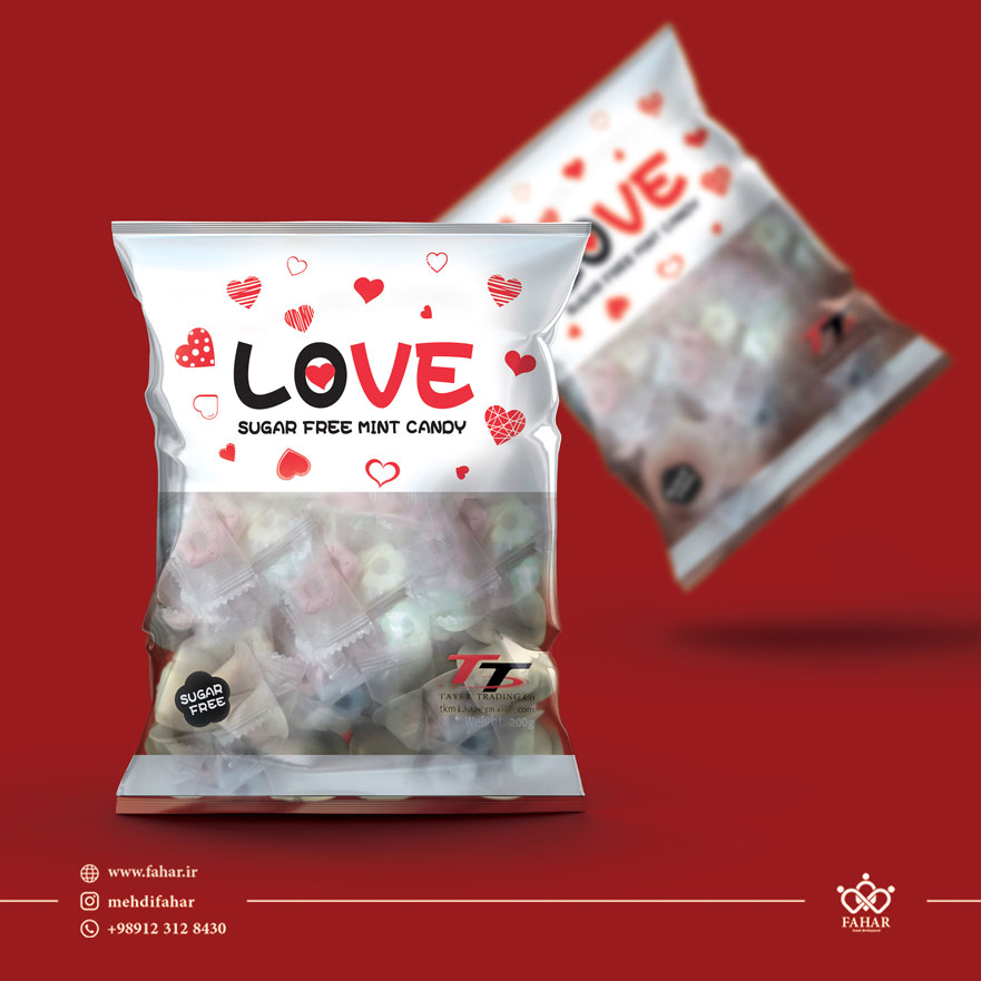 Love candy packaging design – FAHAR STUDIO