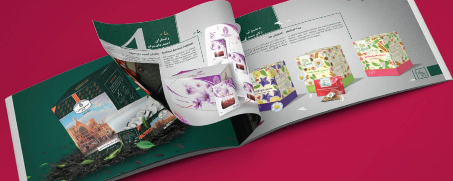 Ahmad Dadkhah Tea Catalog Design - FAHAR STUDIO